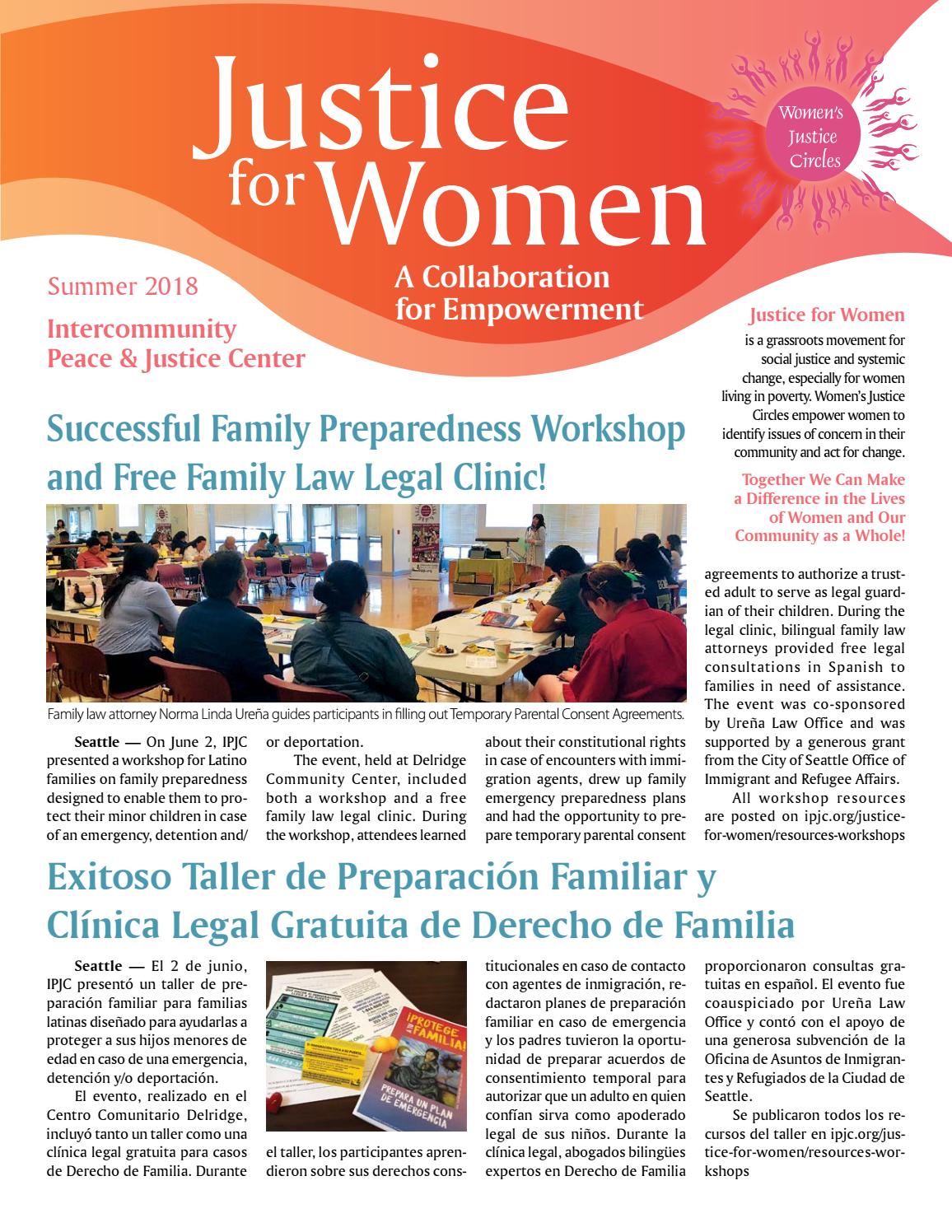 Justice for Women Summer 2018 by Intercommunity Peace & Justice Center ...