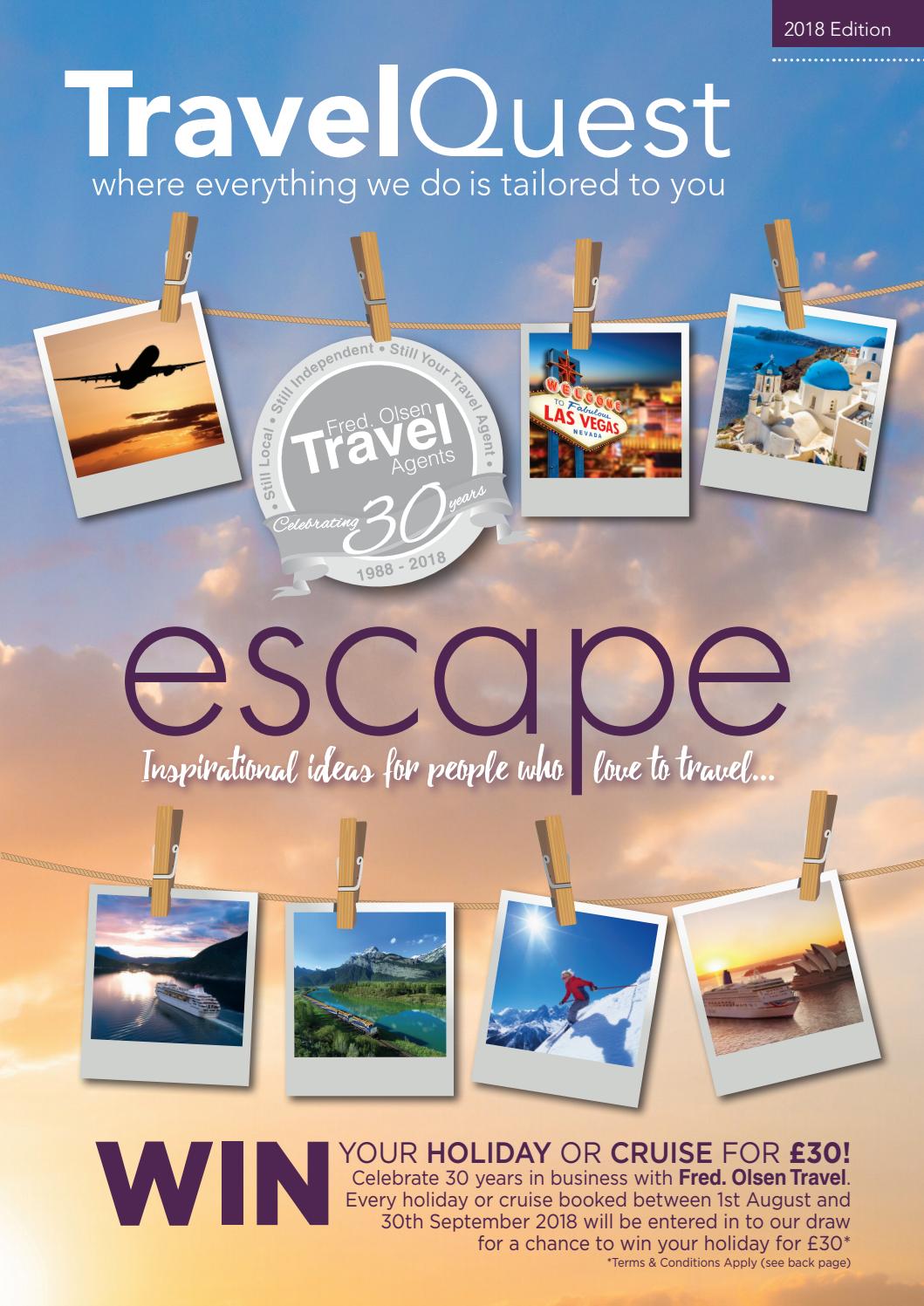 Escape Magazine - TravelQuest Edition by Fred. Olsen Travel - Issuu