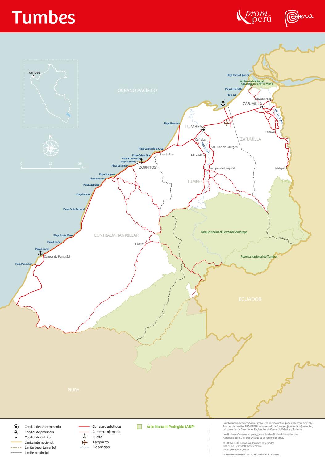 Multimapa de Tumbes by Visit Peru - Issuu
