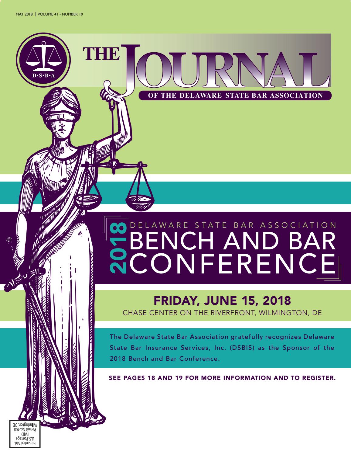 DSBA Bar Journal May 2018 by DSBAMedia - Issuu