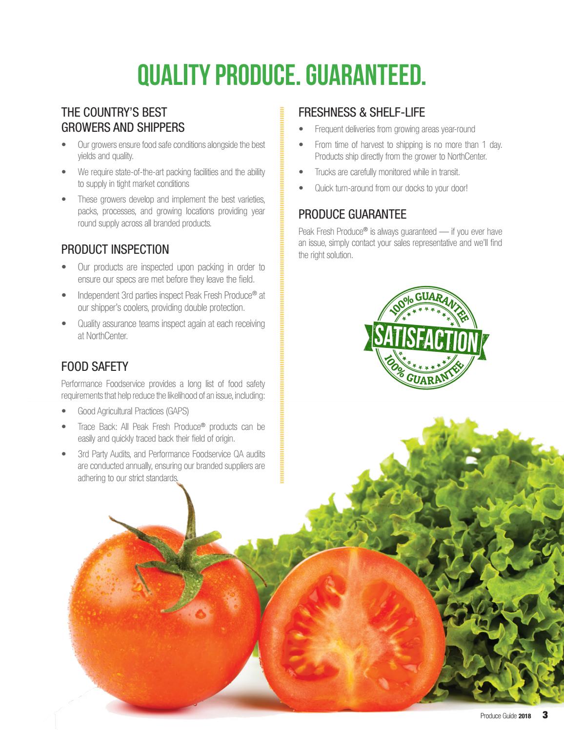 Produce Guide by Performance Foodservice - Issuu