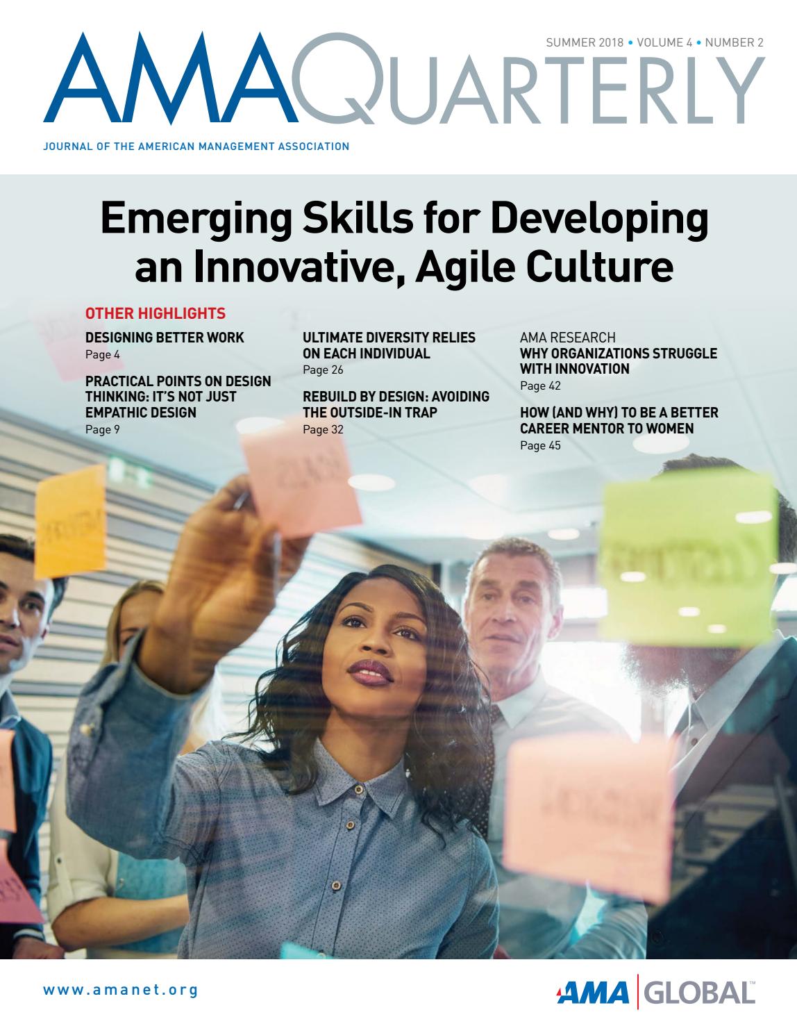 AMA Quarterly Summer 2018 by AmericanManagementAssociation - Issuu