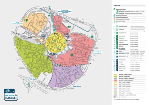 Parkeerplan Hasselt by Stad Hasselt - Issuu