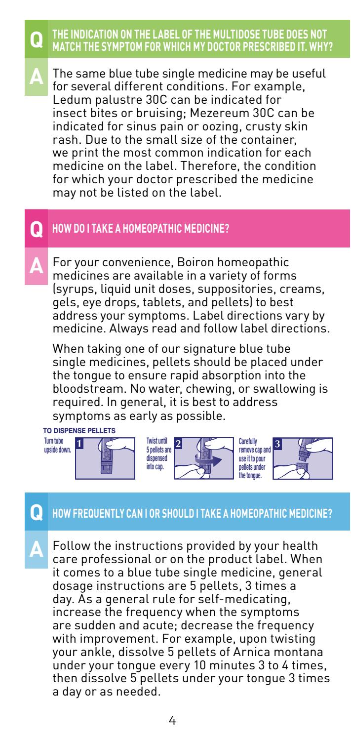 Easy Guide to Boiron Homeopathic Medicines by Boiron USA - Issuu