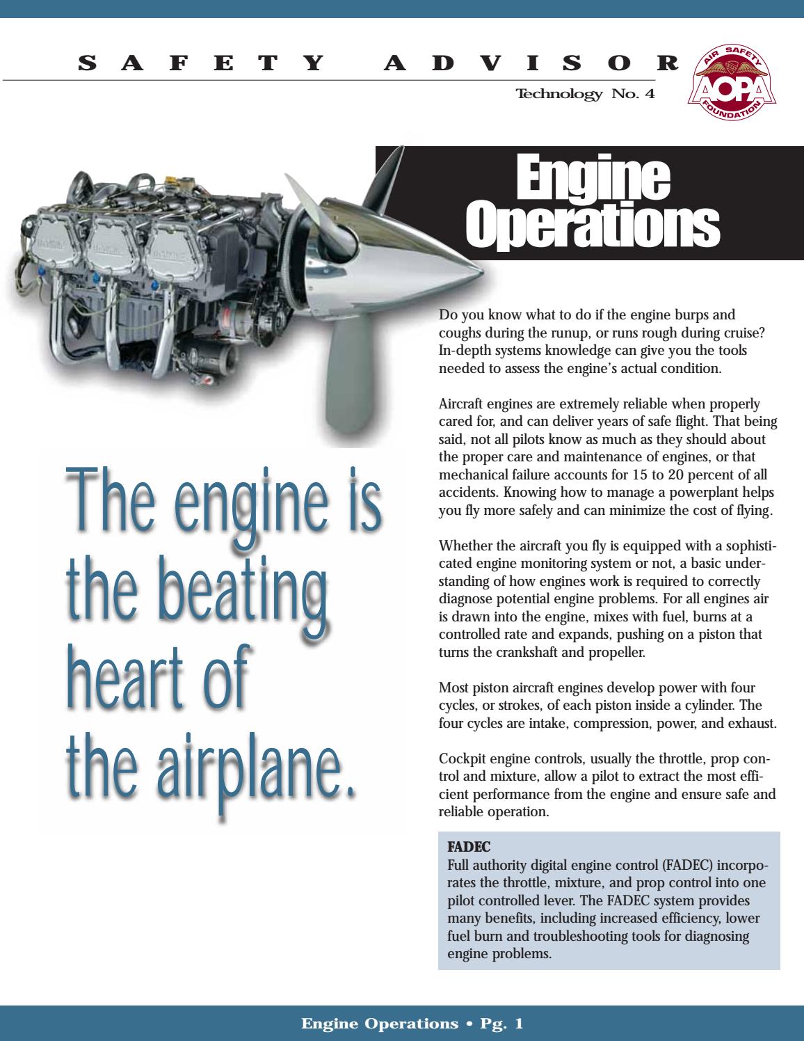 Engine operations by eflyacademy - Issuu