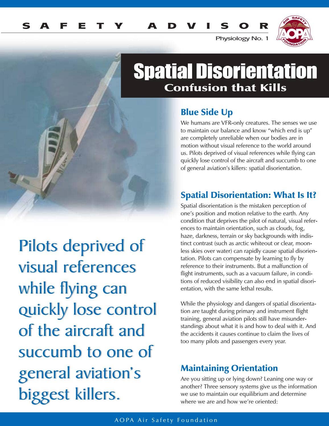 Spatial disorientation by E-Fly - Issuu