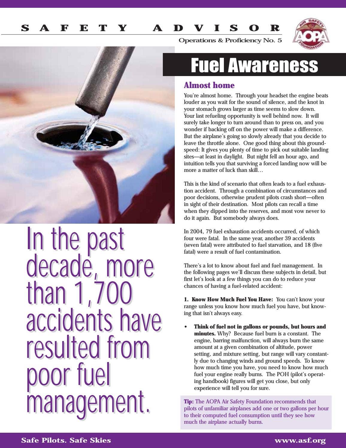 Fuel awareness by E-Fly - Issuu