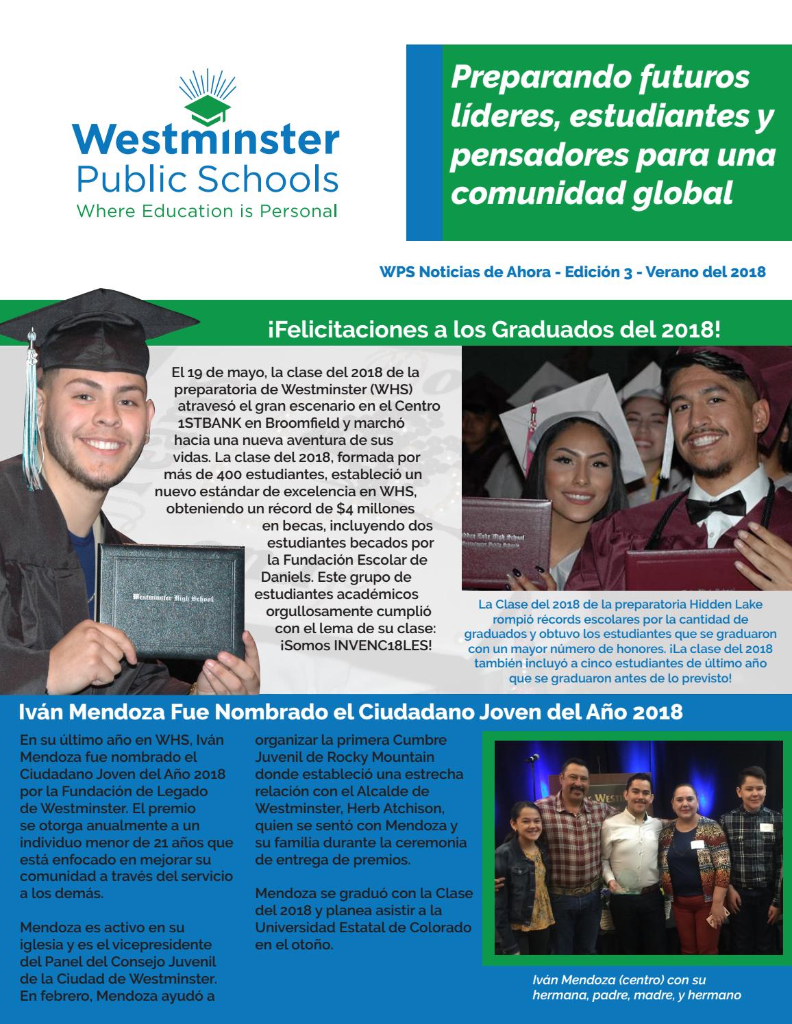 WPS News Now - Edición 3 - Invierno, 2018 by Westminster Public Schools ...