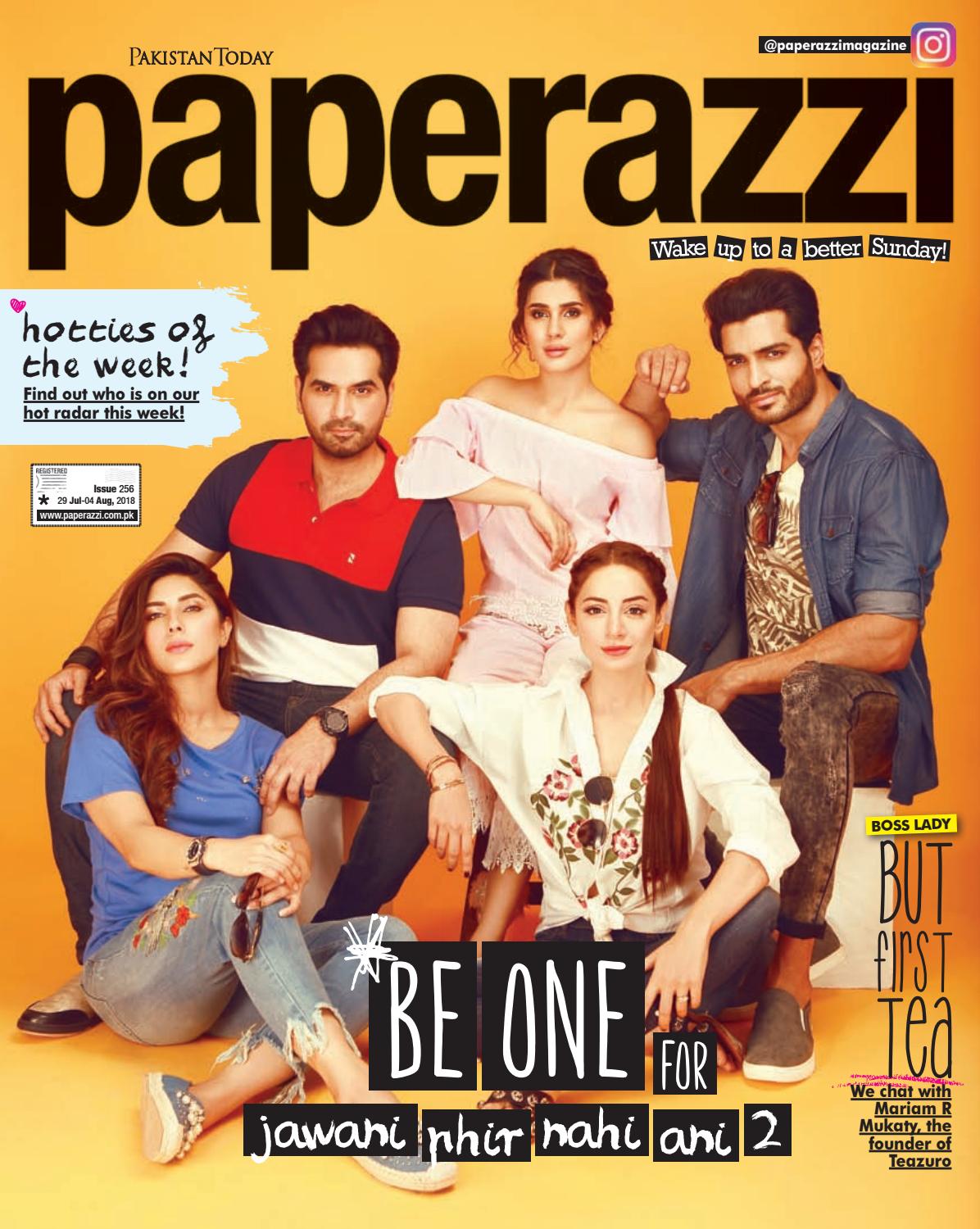 Pakistan Today Paperazzi Issue 256 July 29th, 2018 Cover one by ...