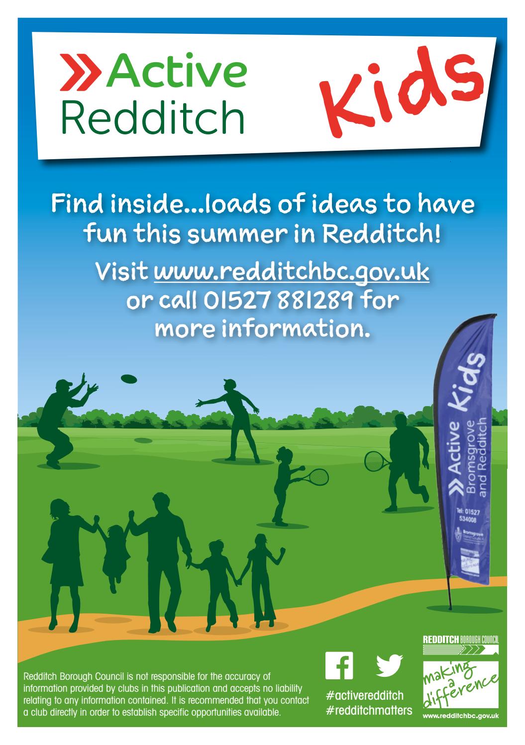 Active Redditch Kids Summer 2018 by Communications Team - Issuu