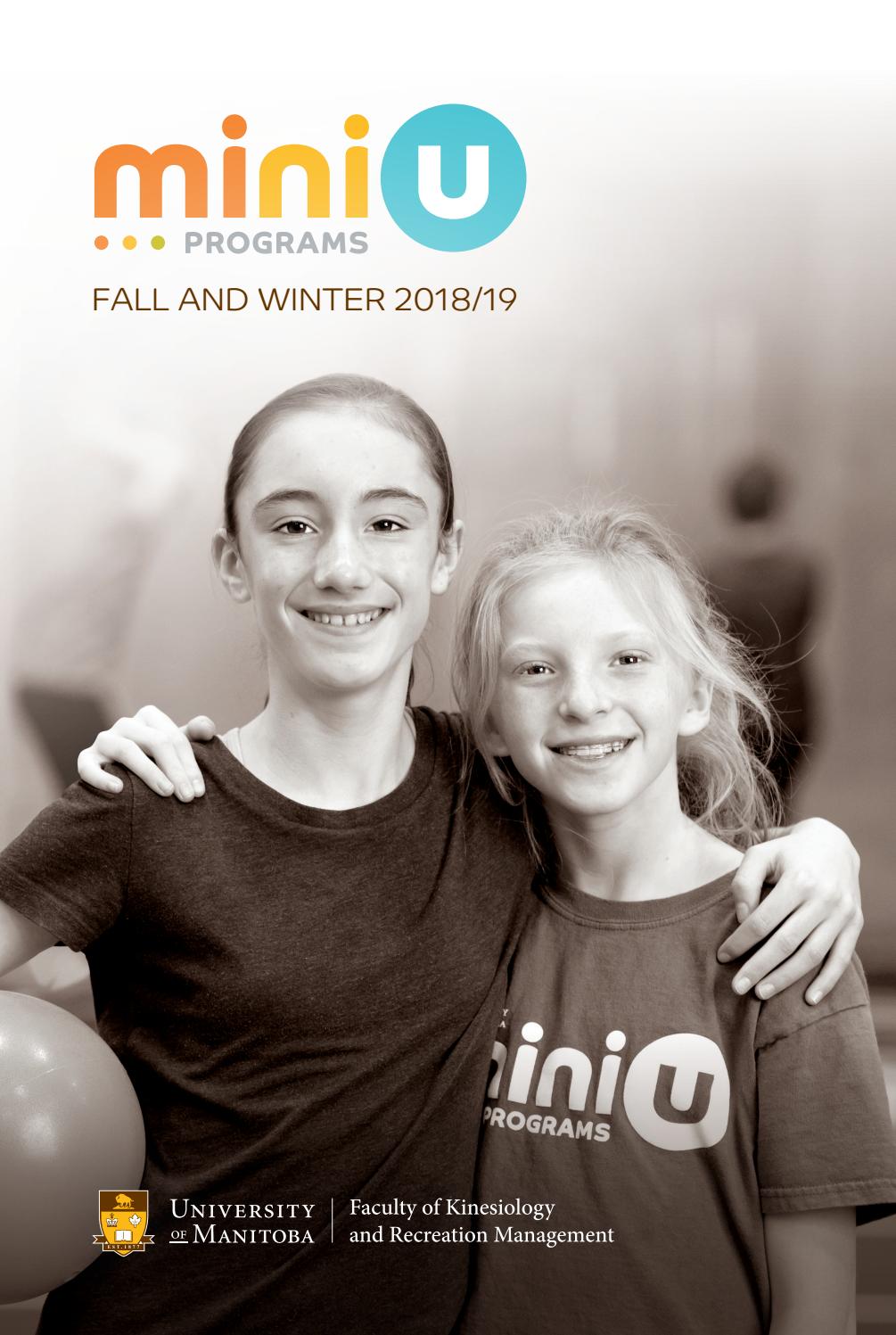 UManitoba Mini U 2018-19 Fall & Winter Activity Guide by University of ...