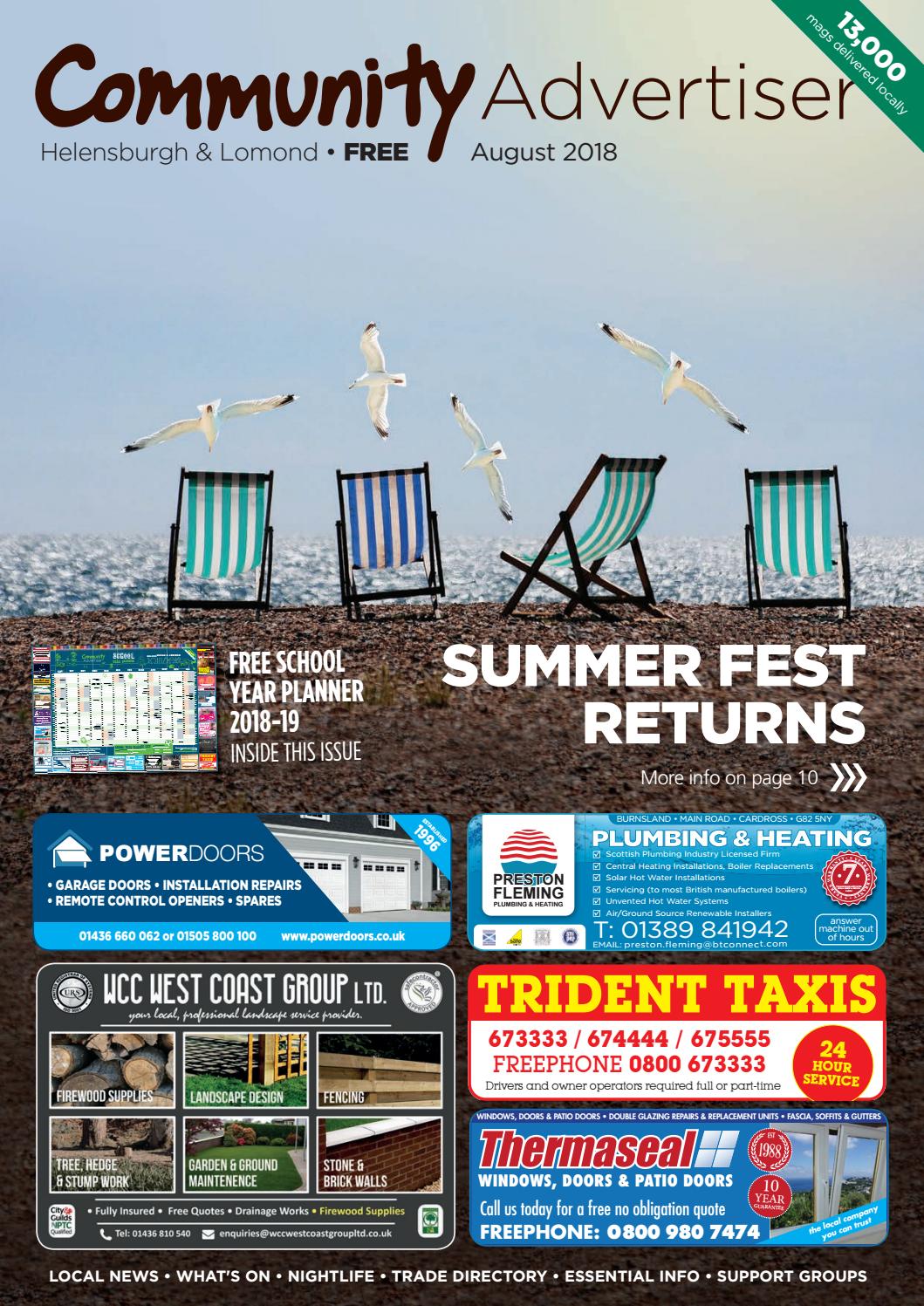 Helensburgh & Lomond Community Advertiser - August 2018 by Community ...