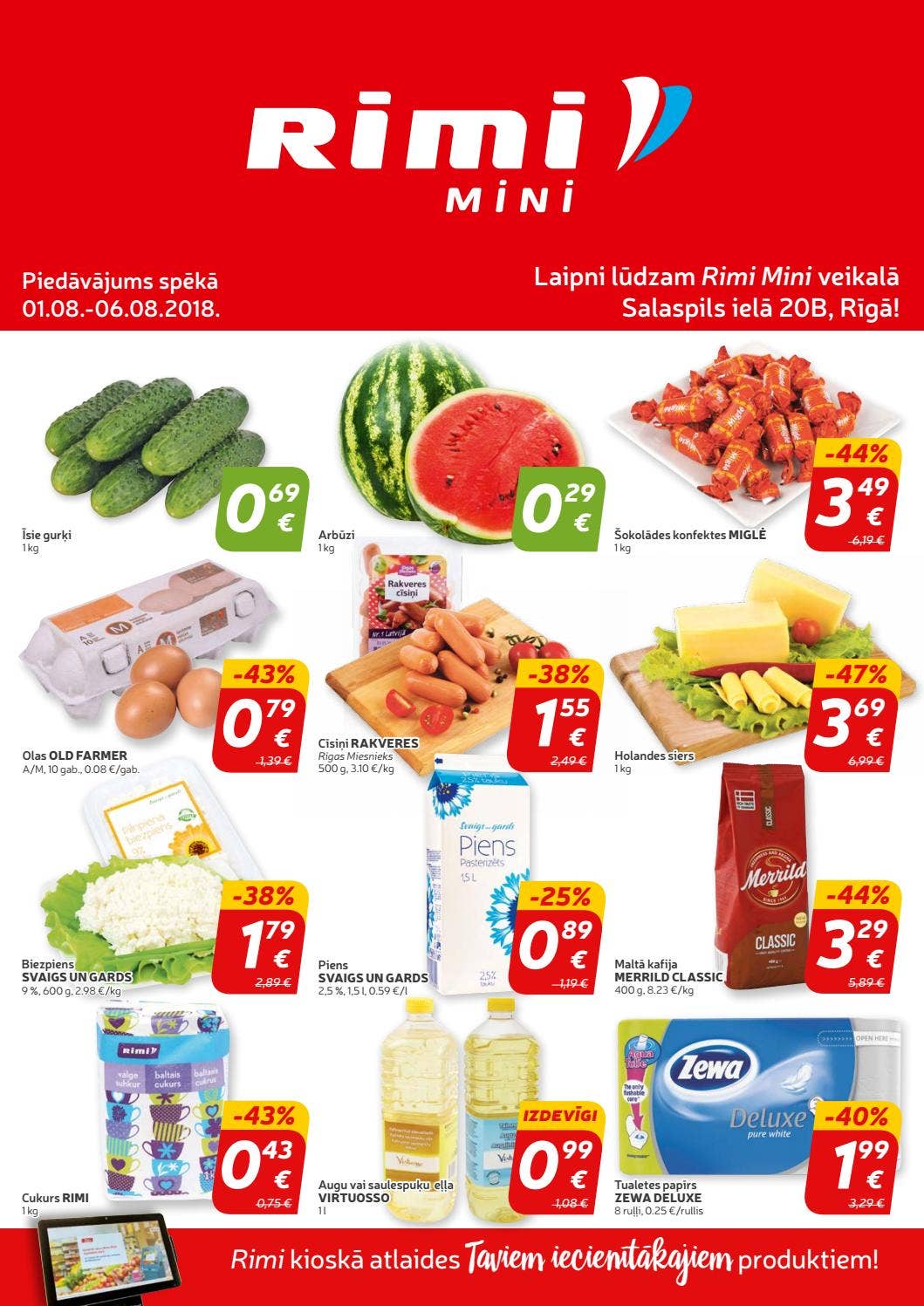 Rimi Mini Salaspils iela_01.08.-06.082018. by Rimi - Issuu