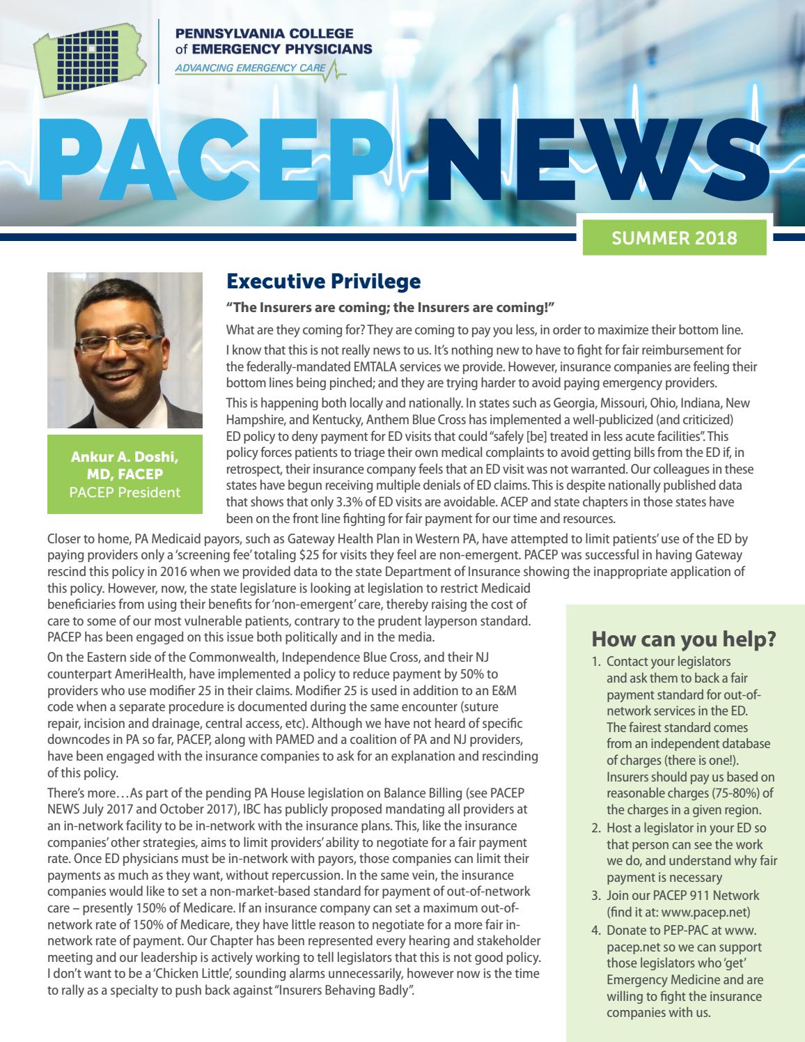 PACEP 2018 Summer Newsletter by TEAM - Issuu