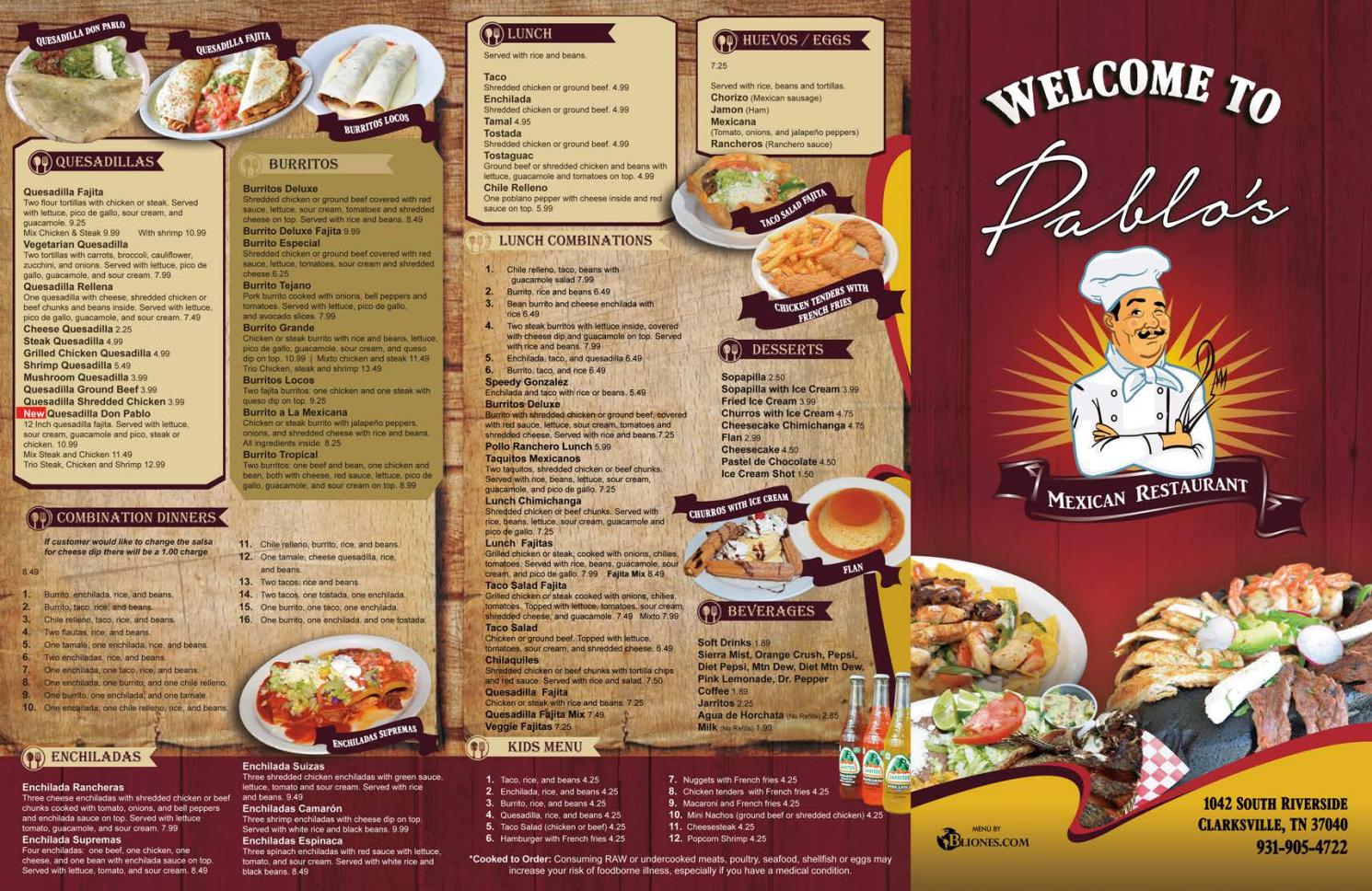 Pablos_ menu by Bliones by BLIONES - Issuu