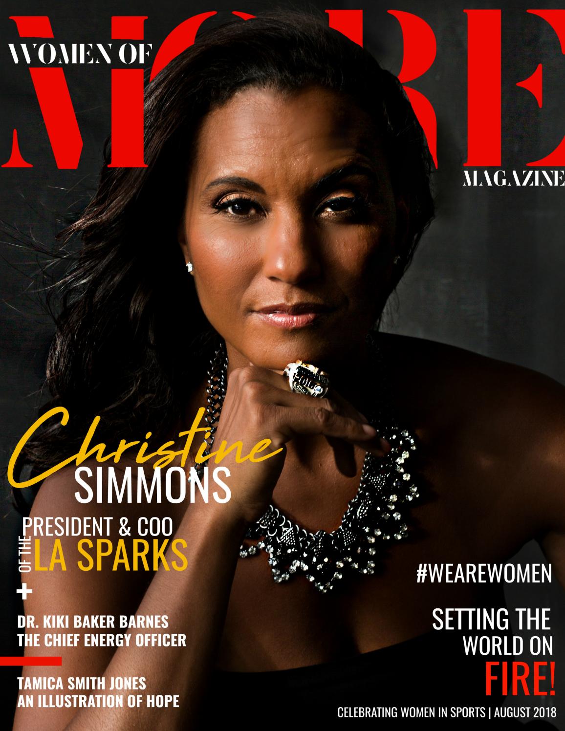 CHRISTINE SIMMONS PRESIDENT AND COO OF THE LA SPARKS by Women of MORE ...
