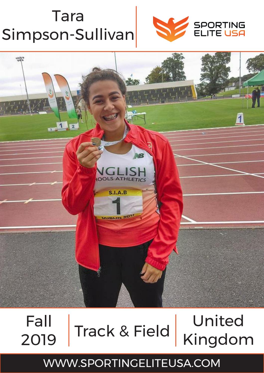 Tara Simpson-Sullivan Sporting CV by Sporting Elite USA - Issuu