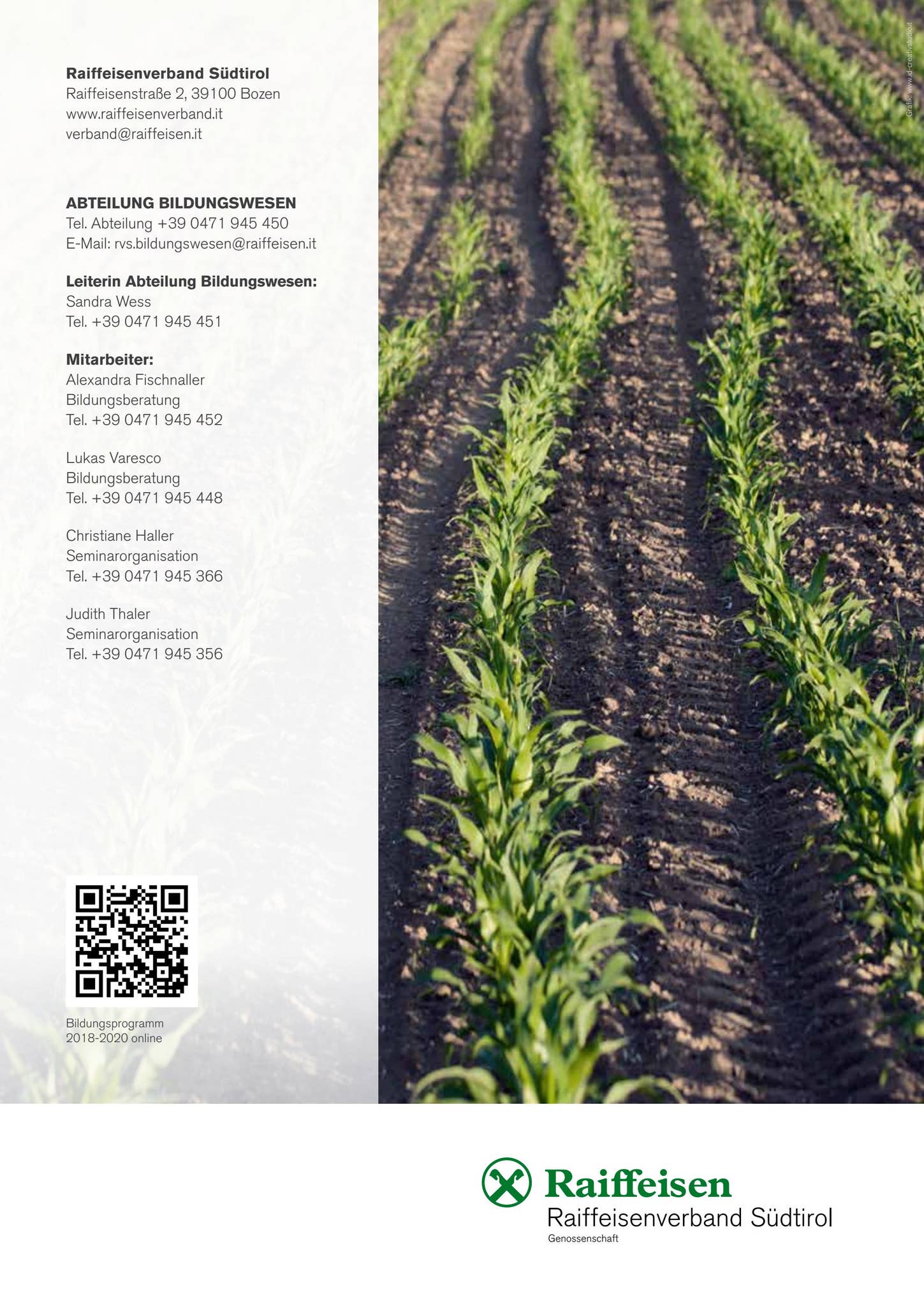 Digitales Neuland: Bildungsprogramm 2018-2020 by Raiffeisenverband Südtirol - Issuu