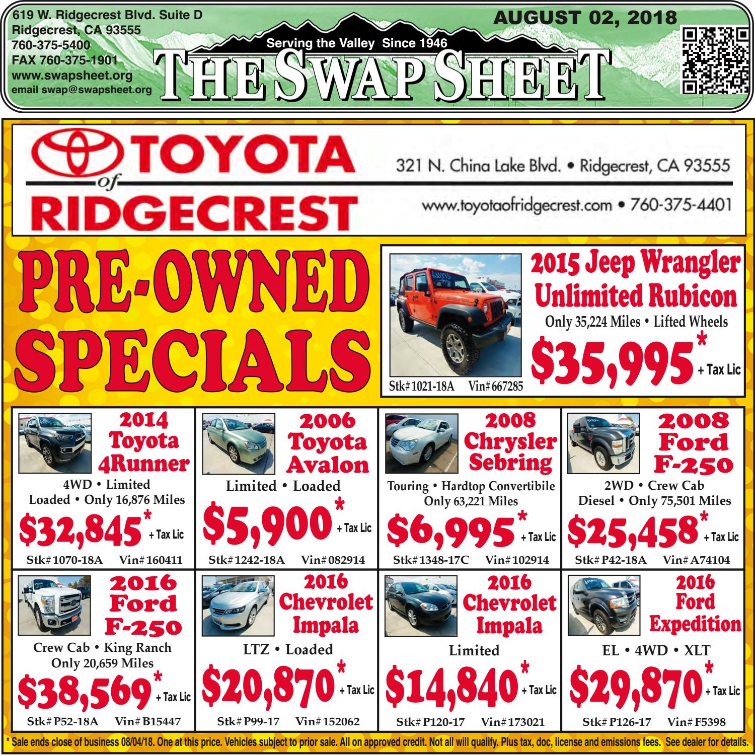 080218 by The Swap Sheet - Issuu