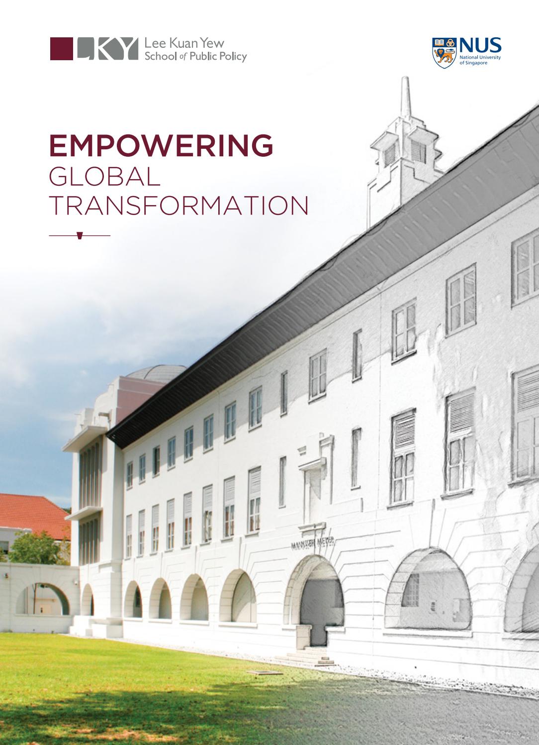 LKYSPP Corporate Brochure (August 2018) by Lee Kuan Yew School of ...