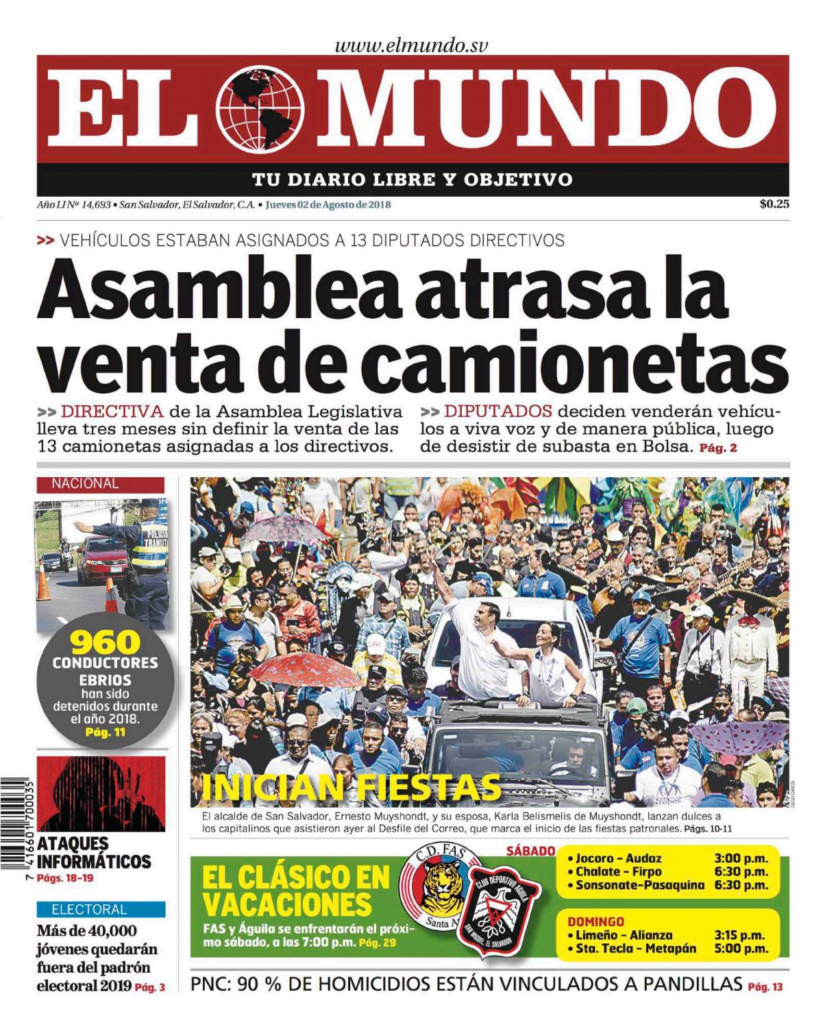 El Mundo 02082018 by Diario El Mundo - Issuu