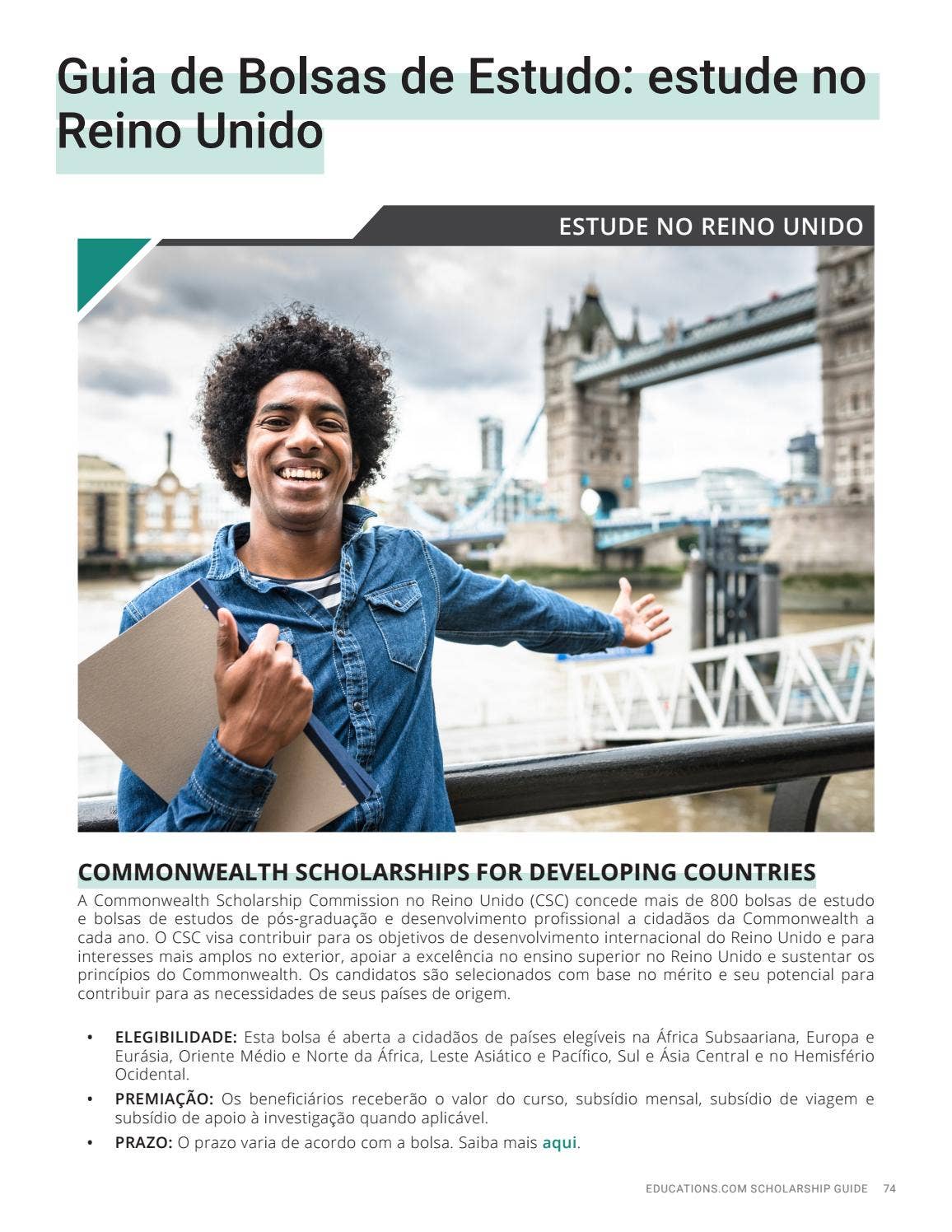 Guia de bolsas de estudo: br.educations.com by EMG - Educations Media ...