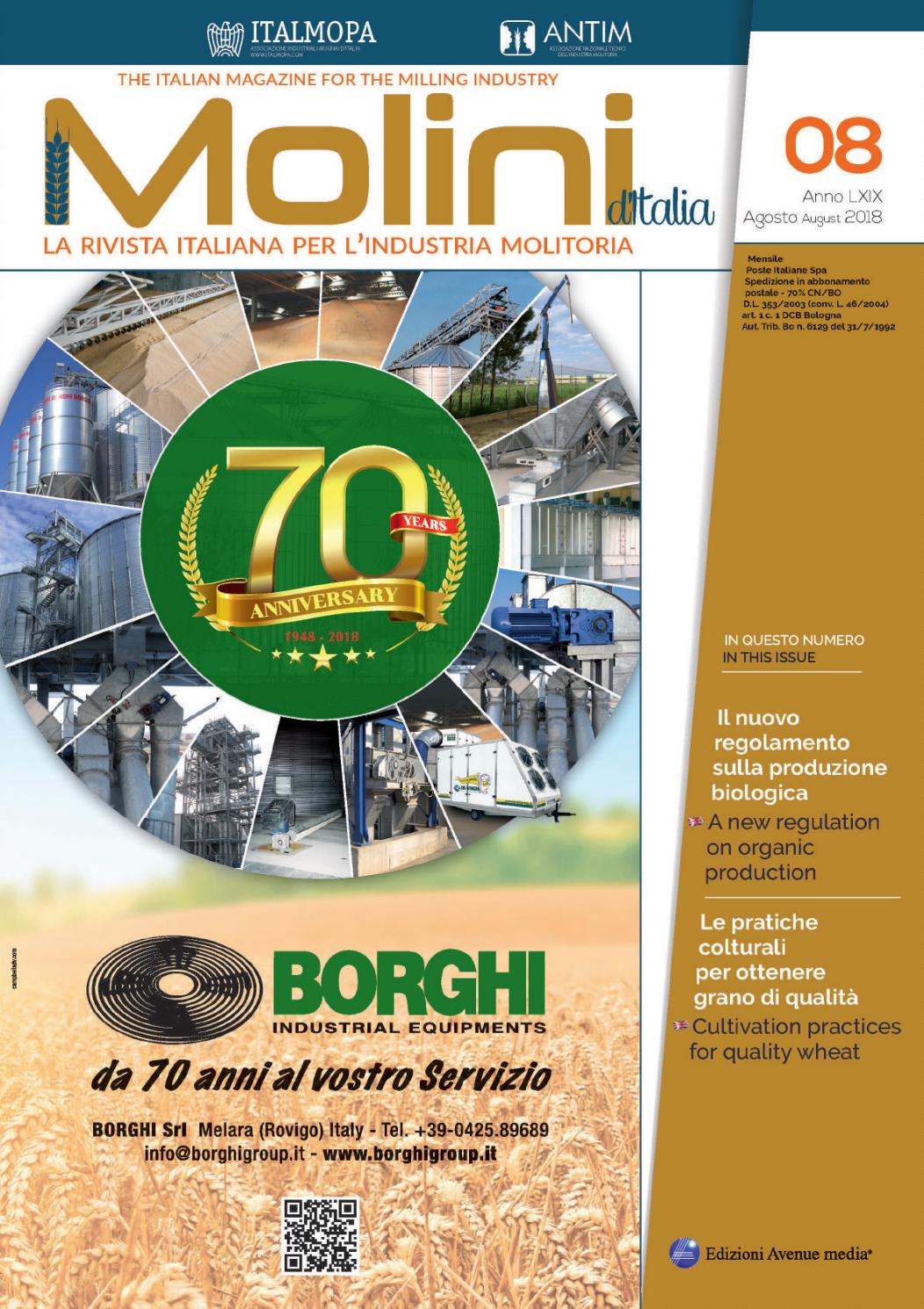 Molini d'Italia Agosto 2018 by Avenue media - Issuu