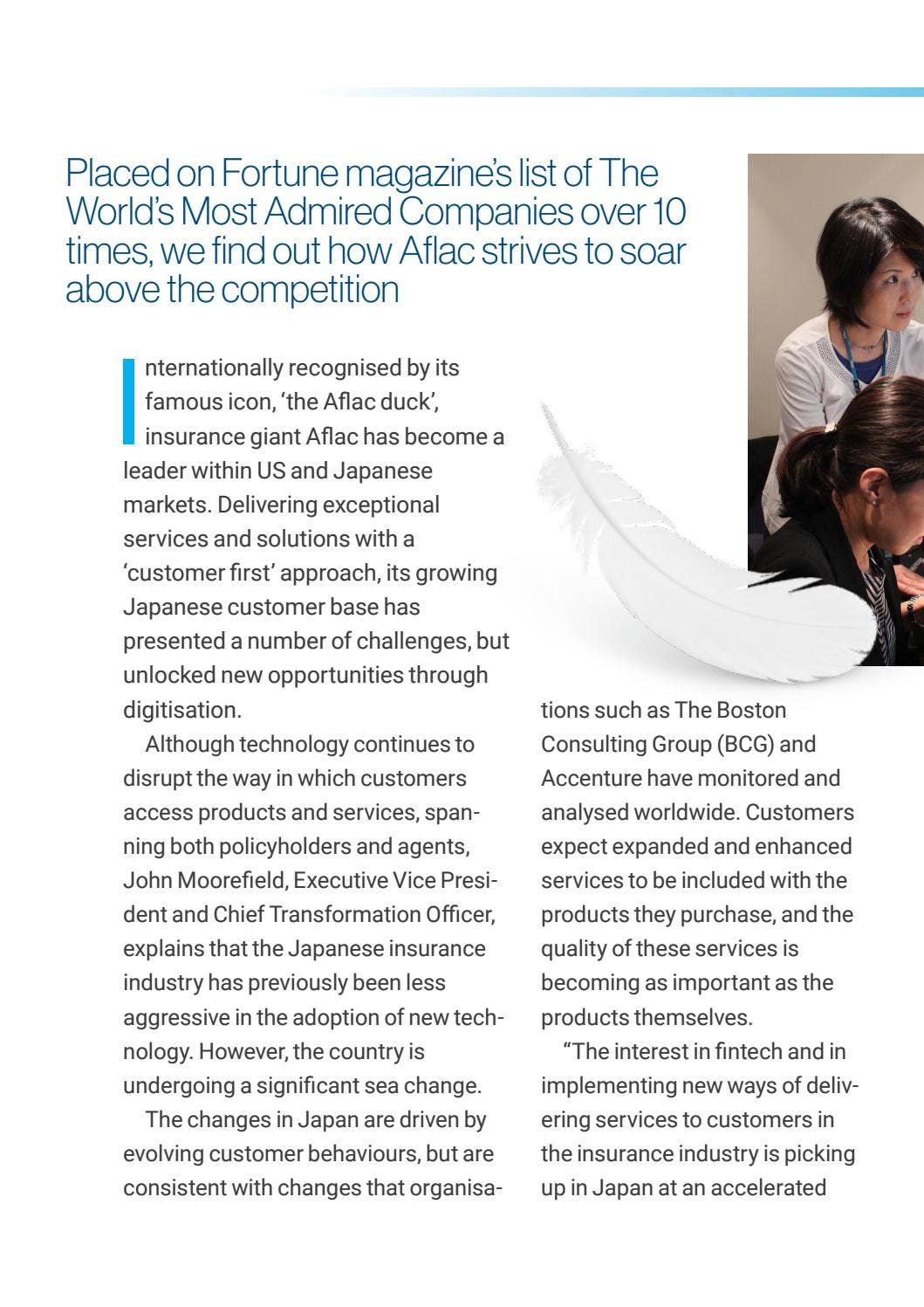 Aflac - Brochure 2018 by Business Review Asia - Issuu