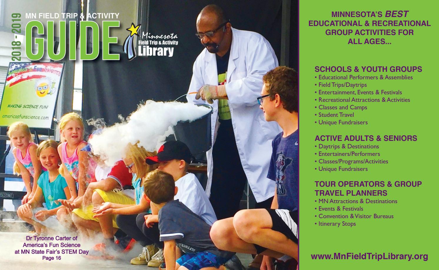 2018-2018 MN Field Trip & Activity Guide by Adventure Partners LLC - Issuu