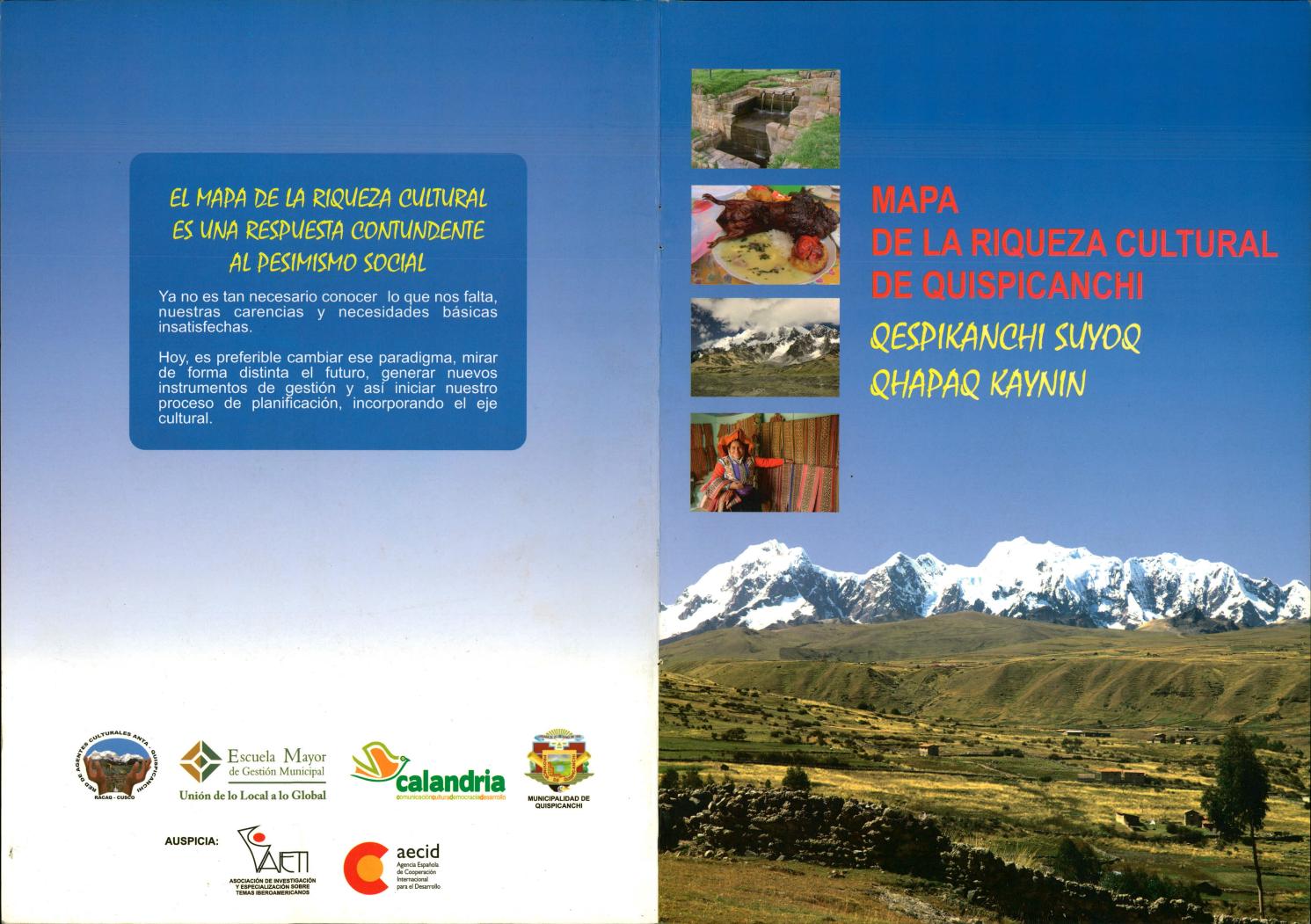 Mapa de la riqueza cultural de Quispicanchi by Calandria Perú - Issuu