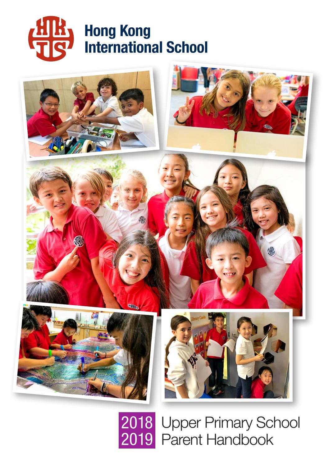 HKIS Upper Primary Parent Handbook - 2018/19 by Hong Kong International ...