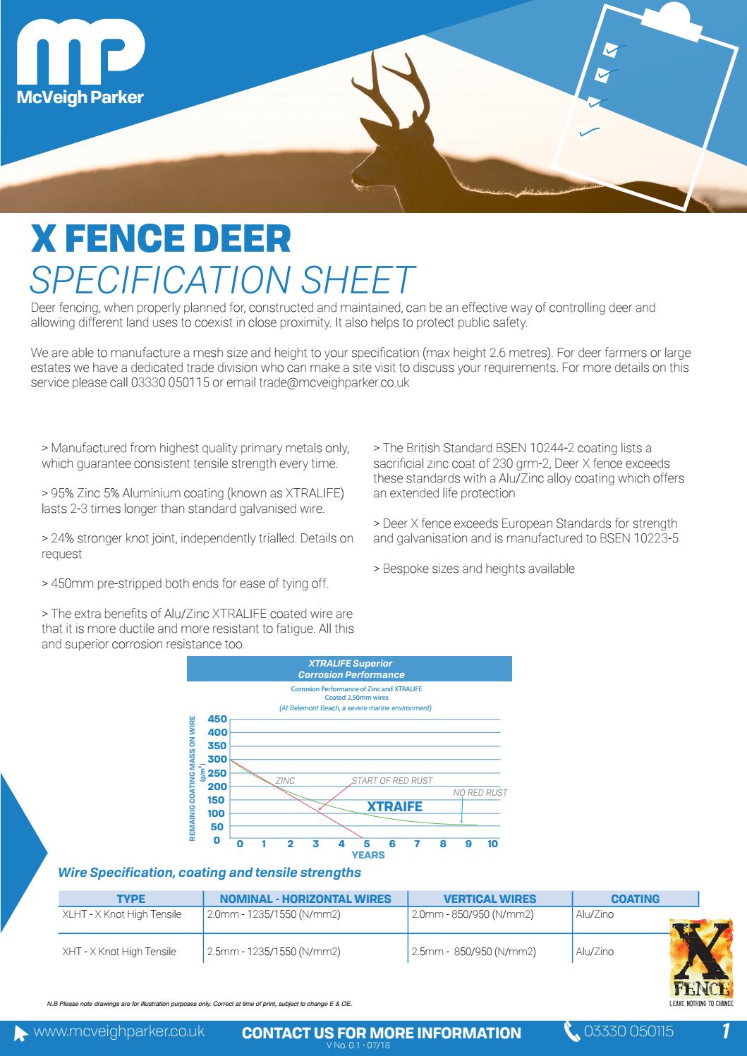 Deer spec by McVeigh Parker Farm & Fencing Suppliers - Issuu
