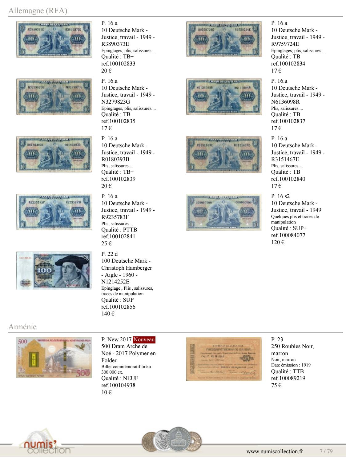 European Banknotes by Numiscollection - Issuu