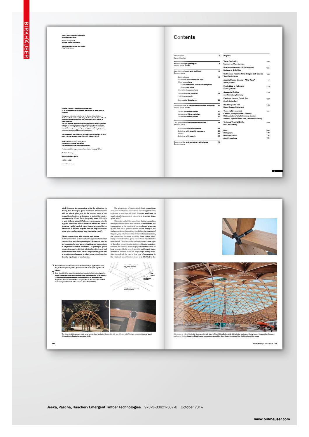 Emergent Timber Technologies by DETAIL - Issuu