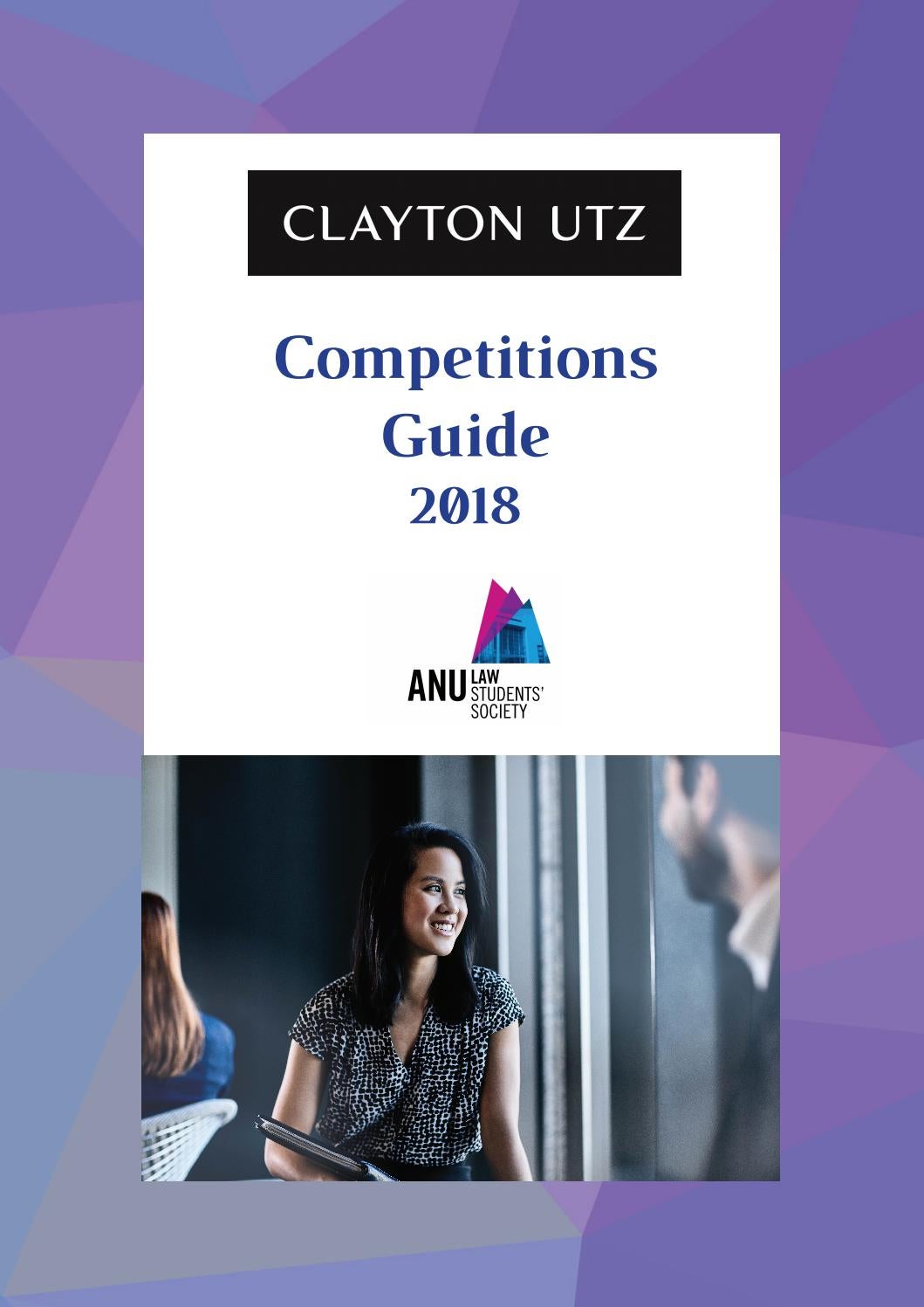 ANU LSS Competitions Guide 2018 by ANU Law Students' Society - Issuu