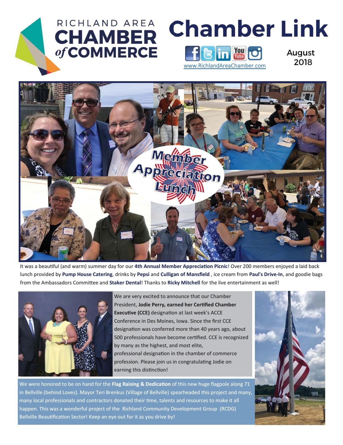 August Chamber Link Newsletter by richlandareachamber55 - Issuu
