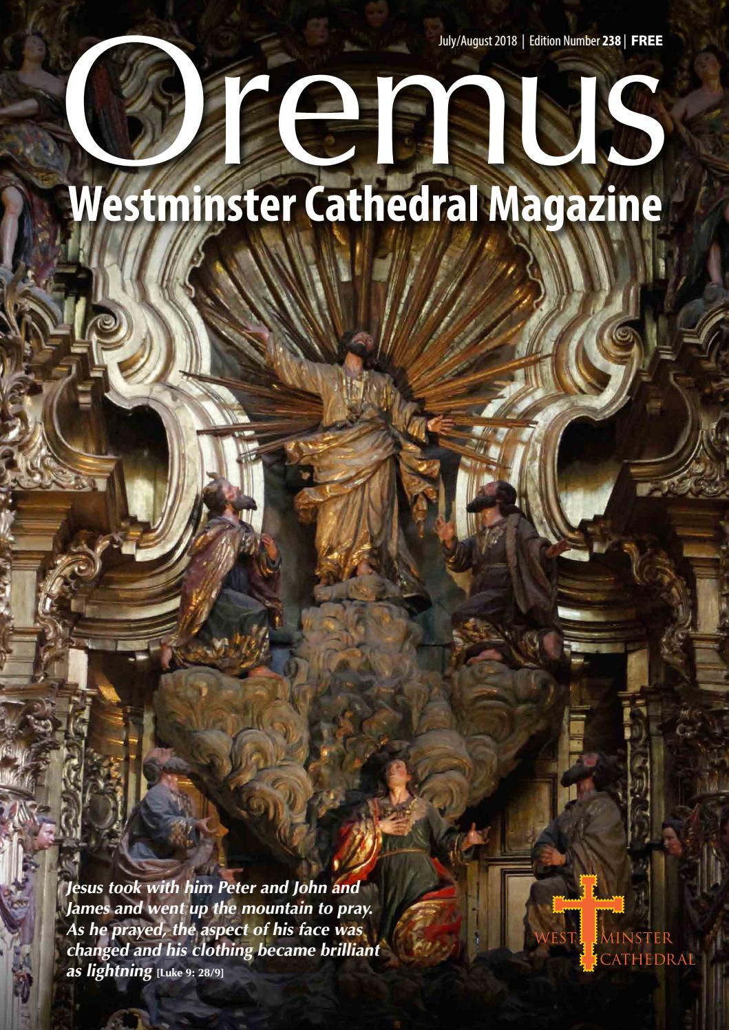Oremus July/August 2018 by RCWestminster - Issuu