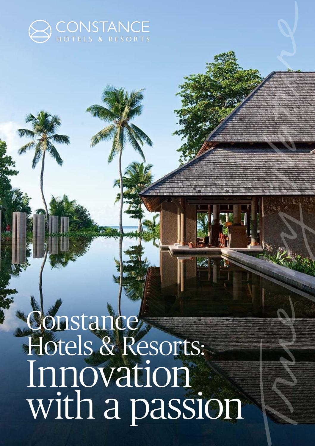 Constance Hotels & Resorts brochure – 2018 by Supply Chain Digital - Issuu