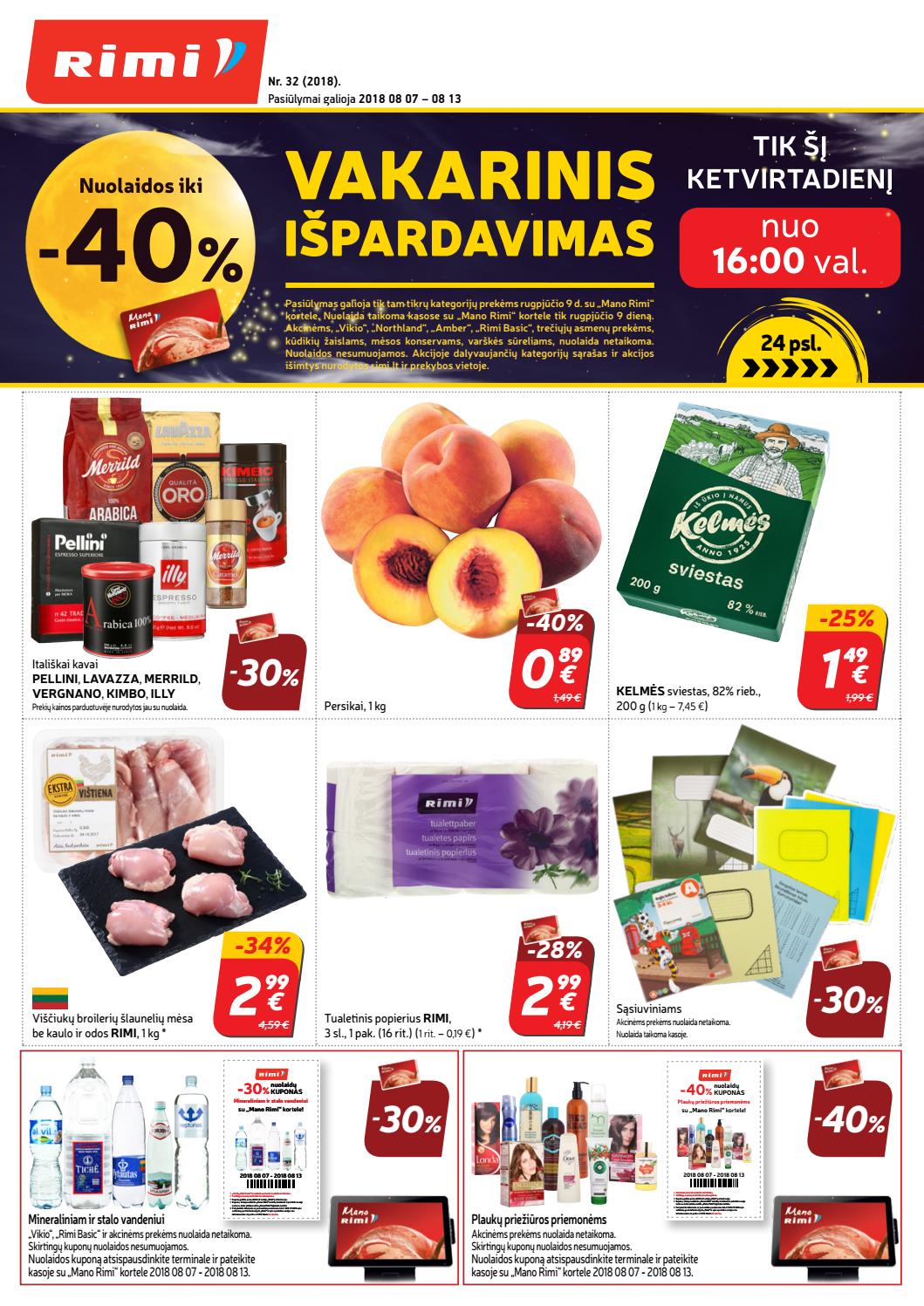 „Rimi“ savaitinis leidinys Nr. 32 (2018) by Rimi - Issuu