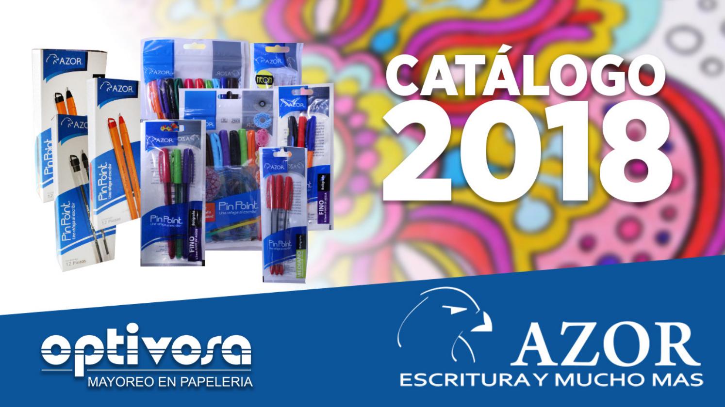 BOLÍGRAFOS PINT POINT DE LA MARCA AZOR -MAYOREO by Papeleria Optivosa ...