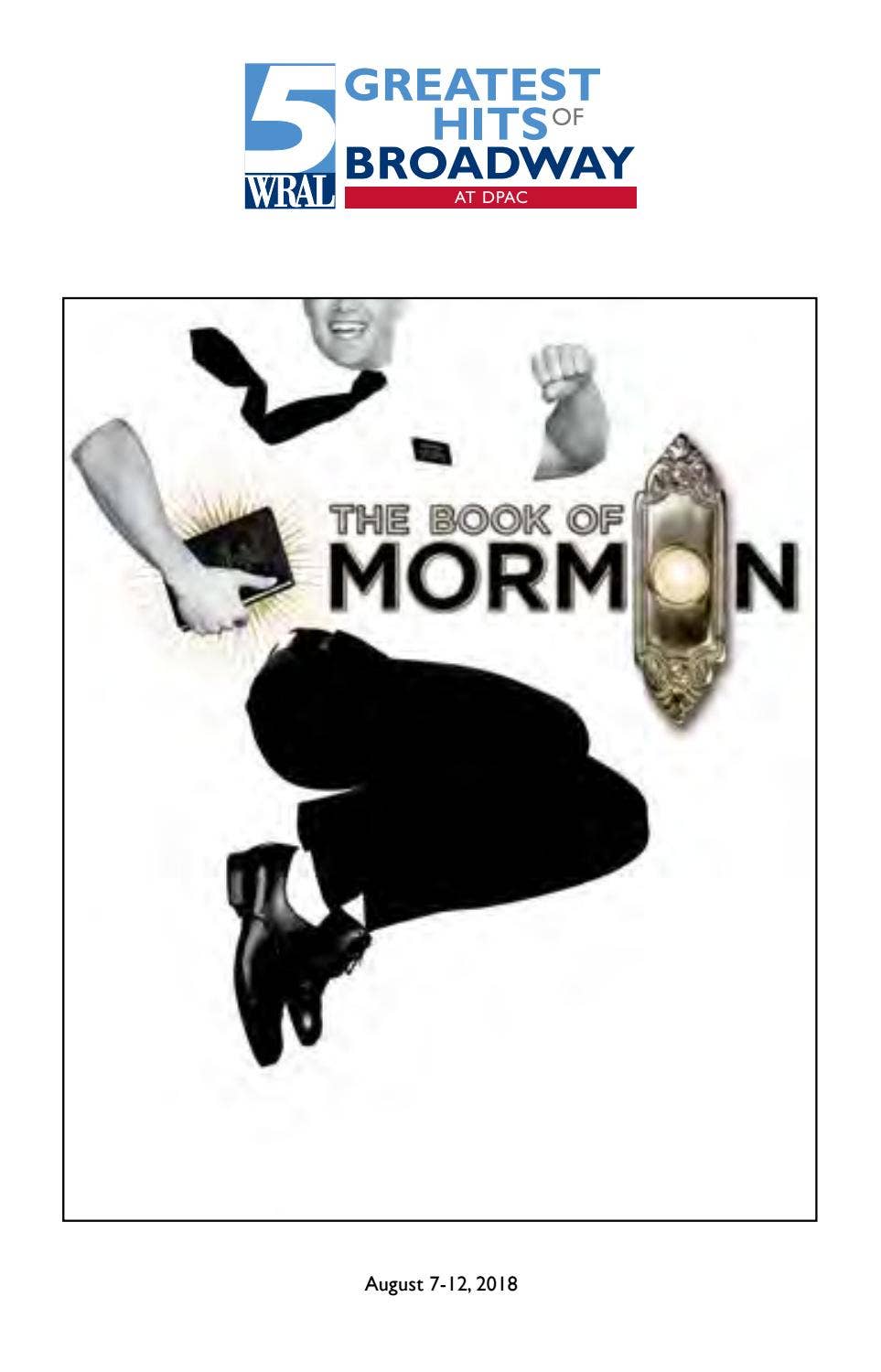 The Book of Mormon Playbill by DPAC - Issuu