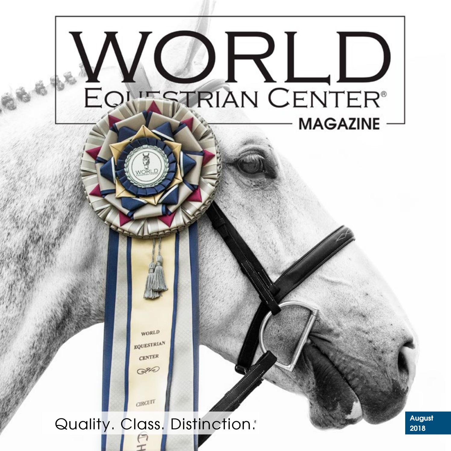 World Equestrian Center Magazine August 2018 by World Equestrian Center ...