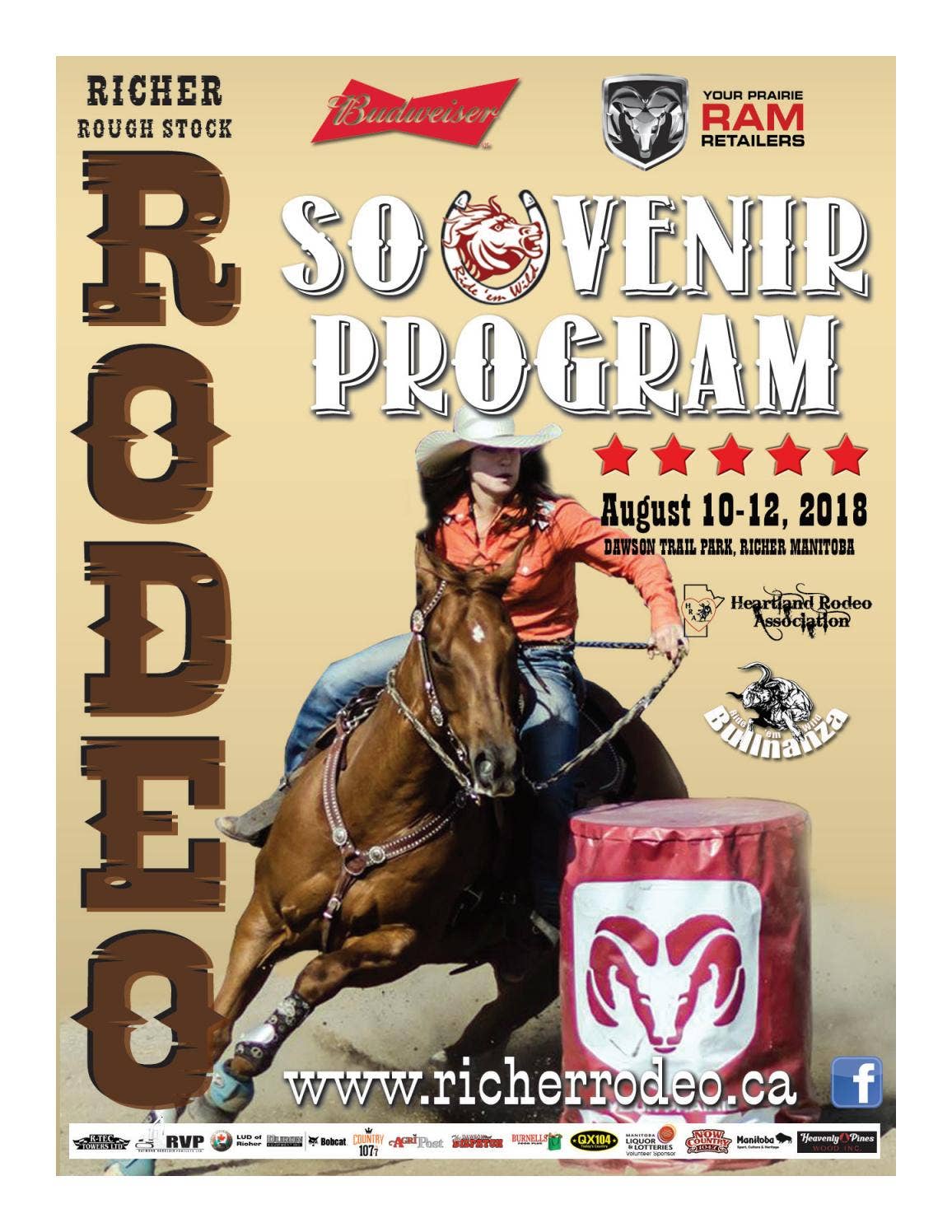 2018 Richer Rough Stock Rodeo Souvenir Program by The Dawson Trail ...
