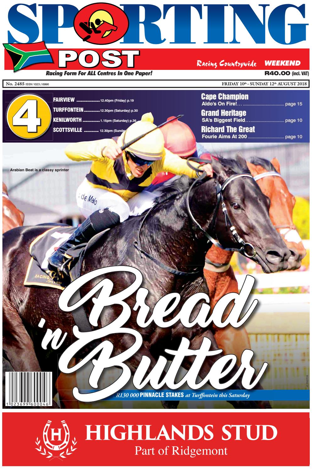 10-12 Aug #2485 Sporting Post by Sporting Post - Issuu