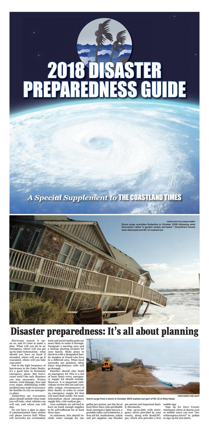 2018 Disaster Preparedness Guide by The Coastland Times - Issuu