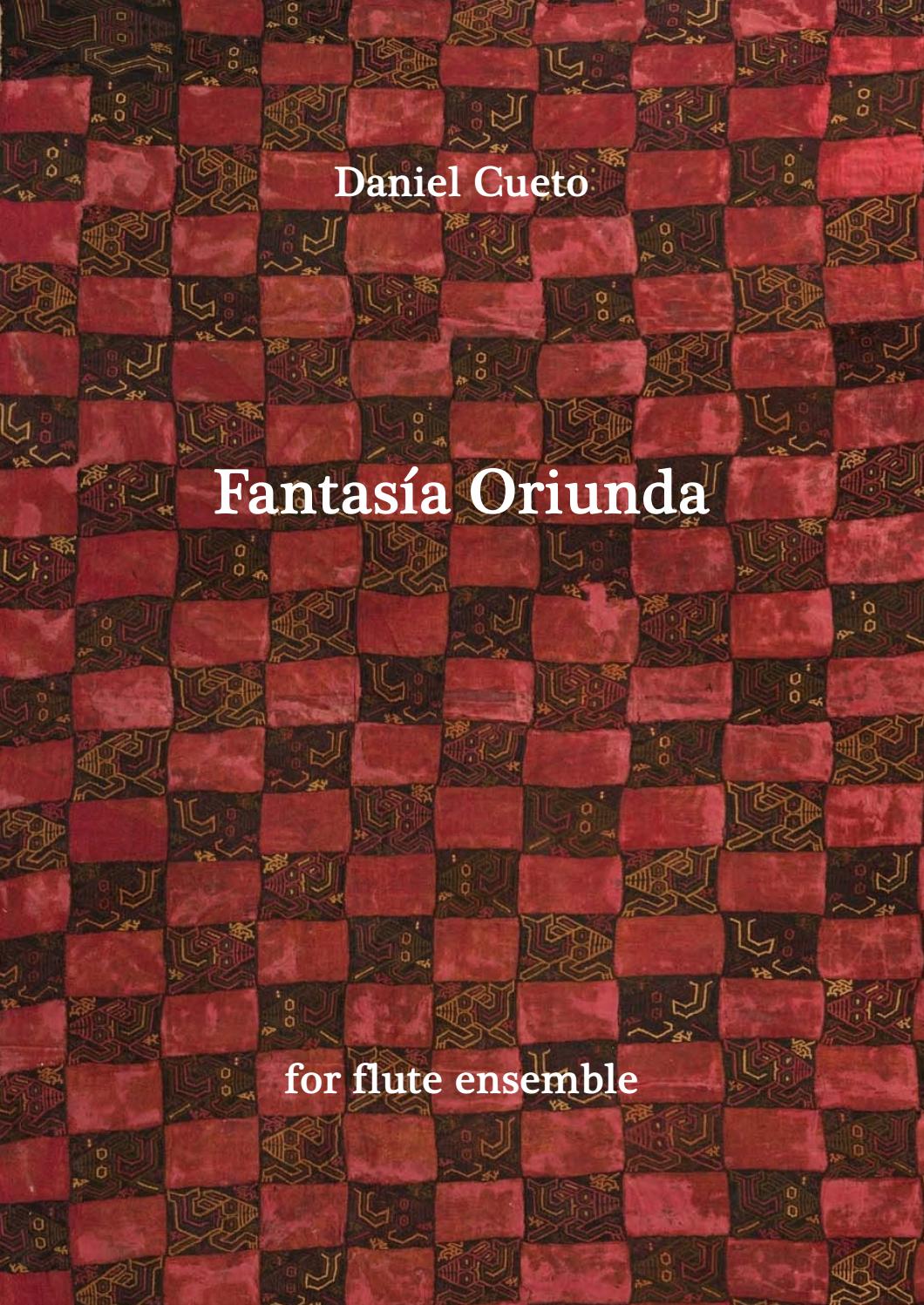 FANTASIA ORIUNDA for flute ensemble by danielcueto - Issuu
