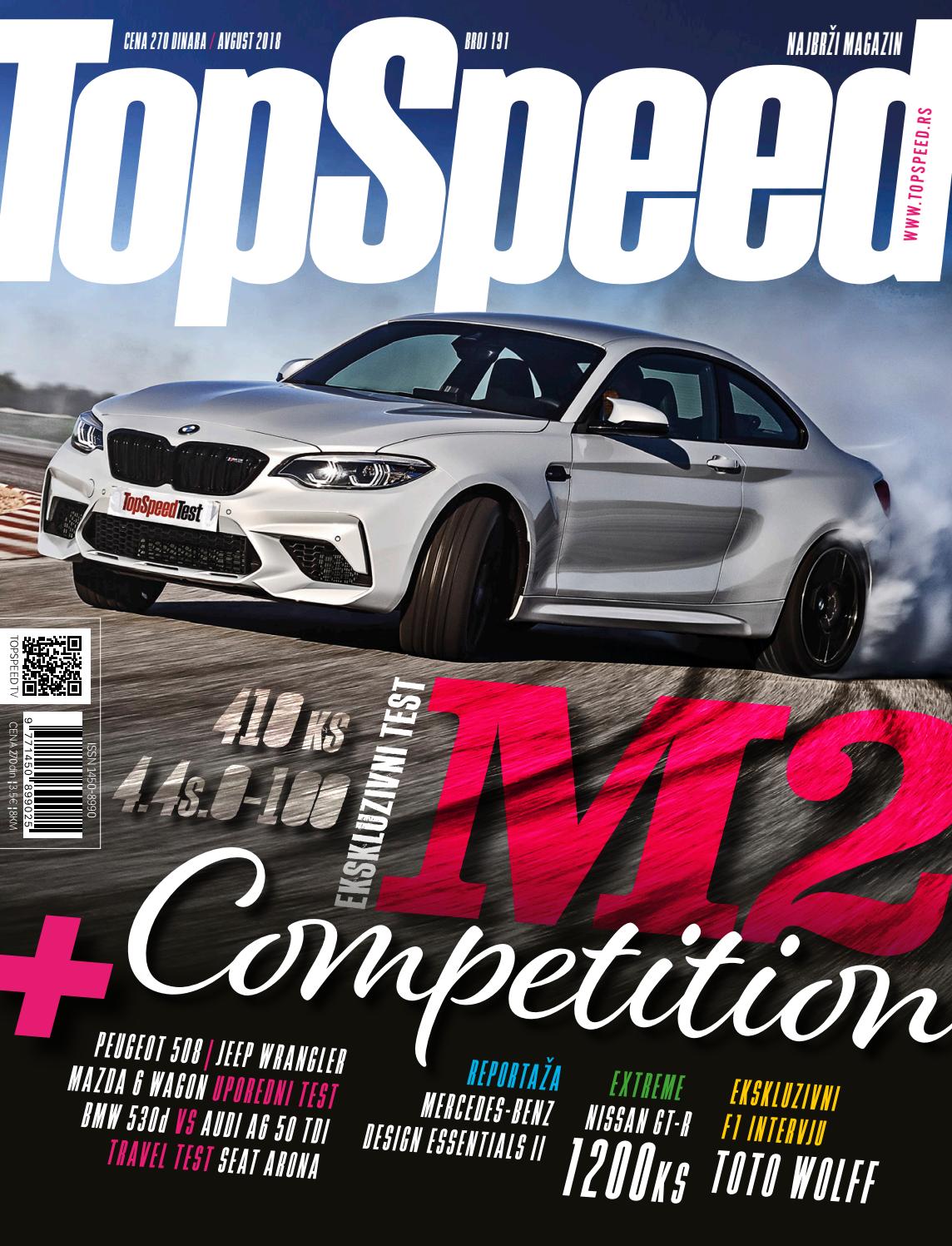 TopSpeed 191 by TopSpeed magazin (sadržaj) - Issuu