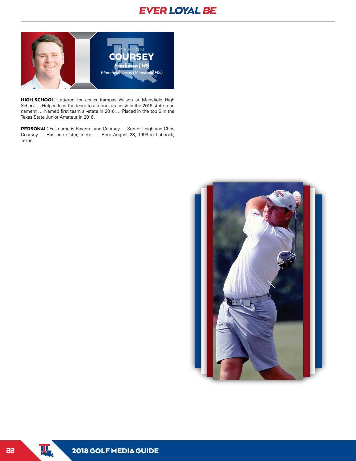 2017-18 Louisiana Tech Golf Media Guide by Louisiana Tech Athletics - Issuu