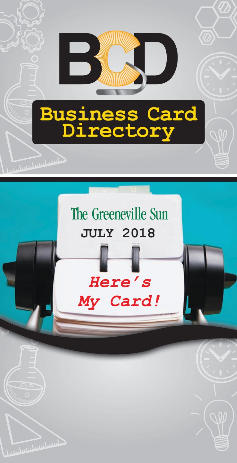 Business Card Directory (July 2018) by The Greeneville Sun - Issuu