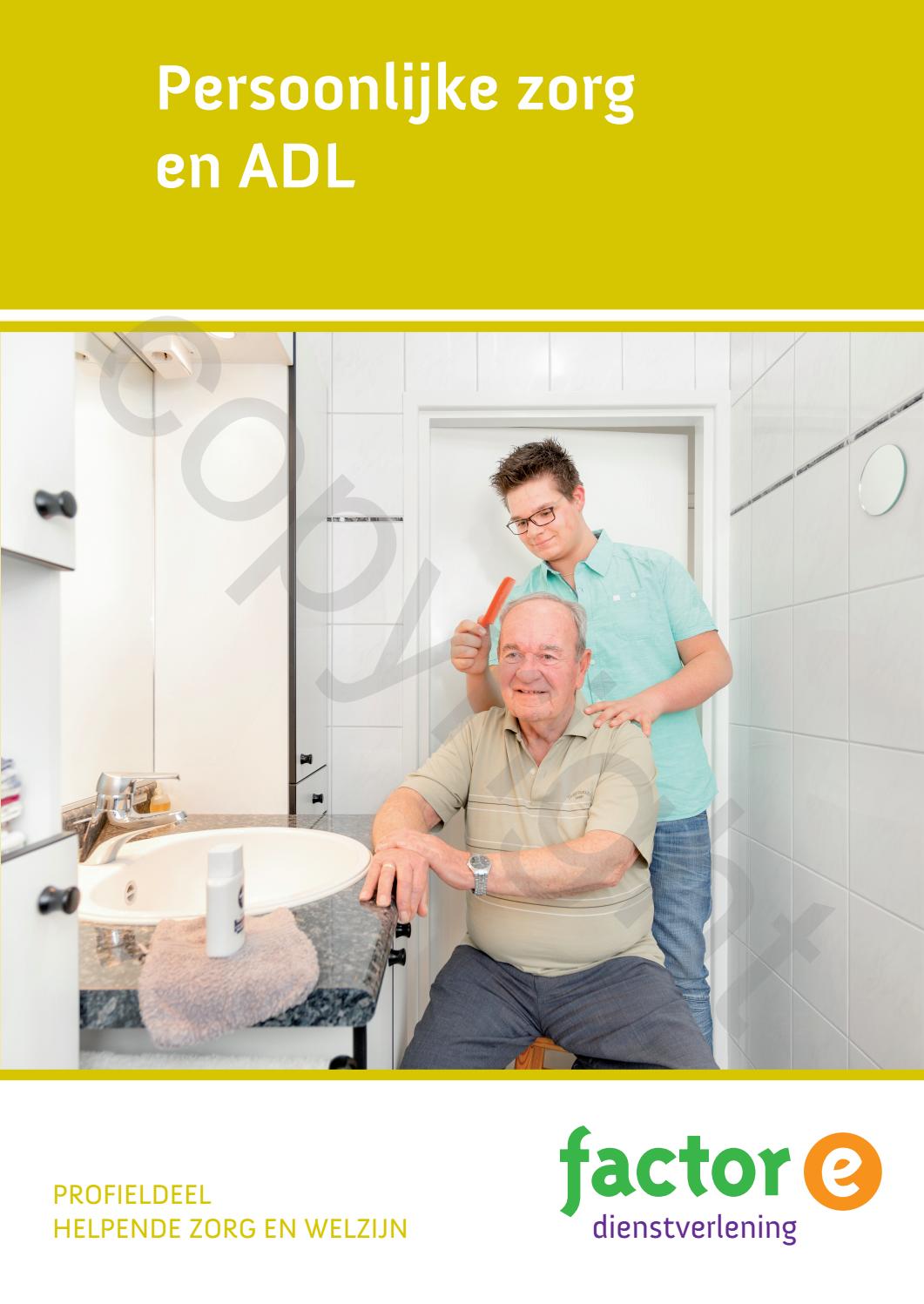 Persoonlijke zorg en ADL by Boom beroepsonderwijs - Issuu